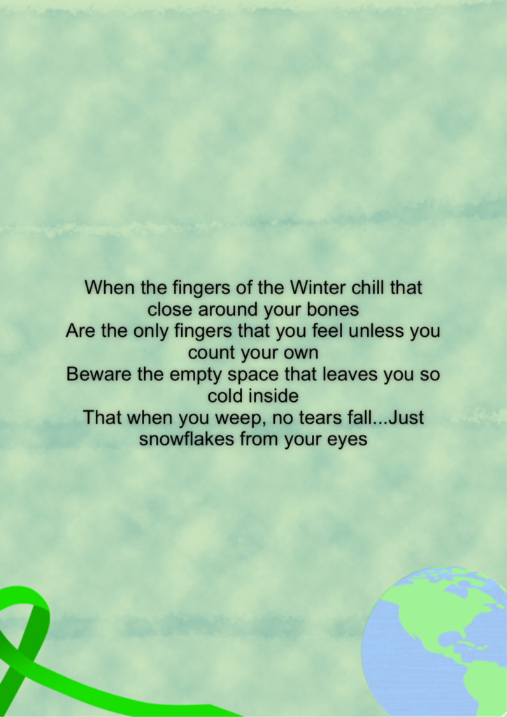 World Mental Health Day Poetry by Will Ford